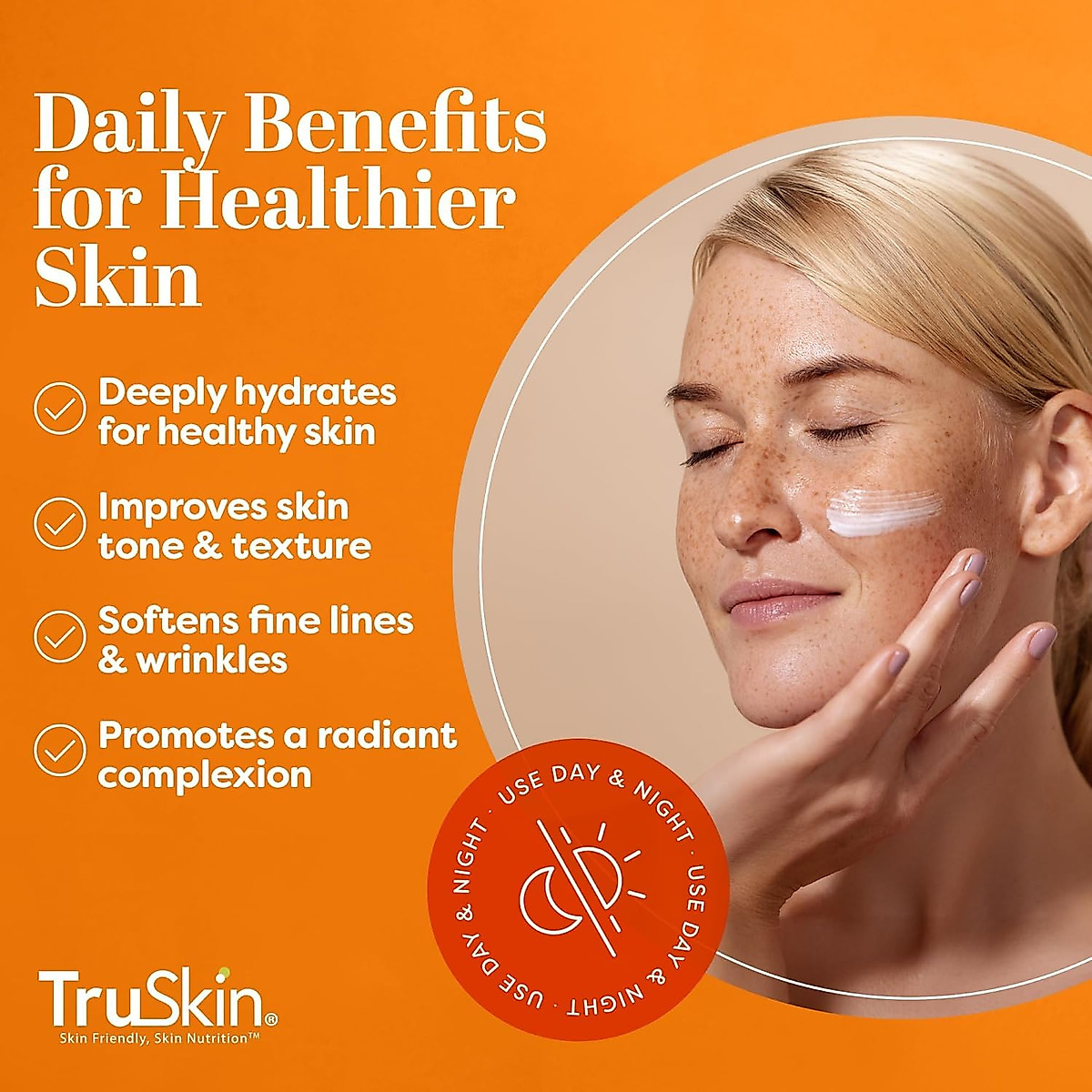 TruSkin Super C Duo with Vitamin C Plus Super Serum 1 fl oz & Vitamin C Brightening Moisturizer 2 fl oz – Anti Aging Skin Care Gift Set for Bright, Smooth, Firmer-Looking Skin