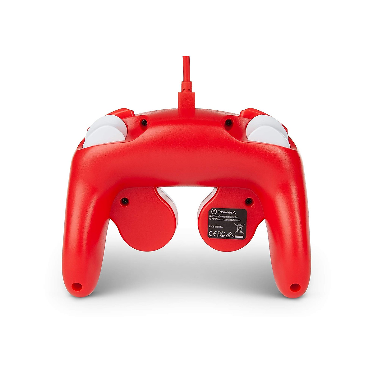 PowerA Wired GameCube Style Controller for Nintendo Switch - Mario, Gamepad, Wired Video Game Controller, Gaming Controller, GameCube Controller - Nintendo Switch