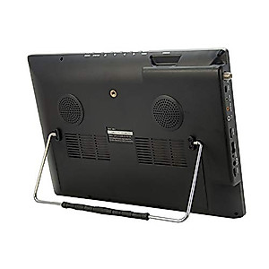 MILANIX 14.1" Portable Widescreen LED TV with HDMI, VGA, MMC, FM, USB/SD Card Slot, Built in Digital Tuner, AV Inputs, and Remote Control