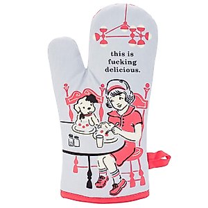 Blue Q Oven Mitts, This is F--king Delicious., 1 Glove 8"