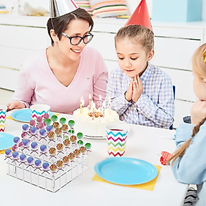 LUOBAO Acrylic Cake Pop Display Stand,Acrylic Lollipop Holder,3 Tier,for Displaying Sweets, Cake Pops, and Lollipops at Parties and Events