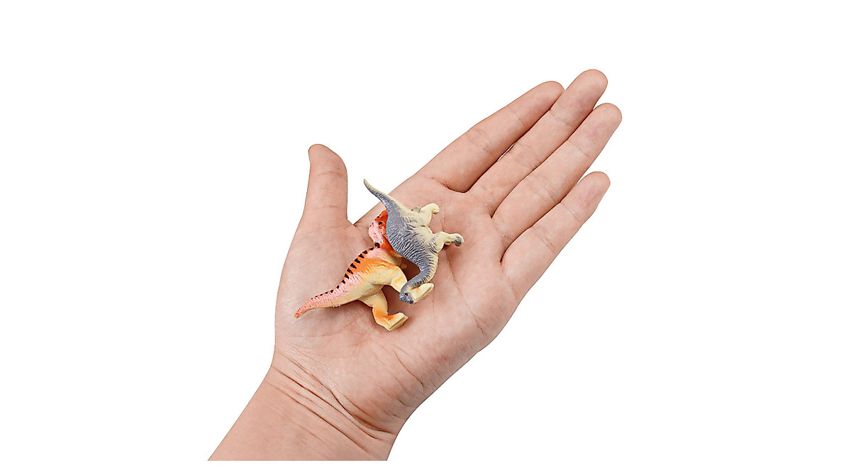 Mini Dinosaur Figures Pack - 12 Durable & Colorful Dino Toys