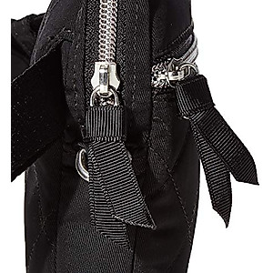 Vera Bradley Women's Performance Twill Small Convertible Crossbody Purse With RFID Protection, Black, One Size