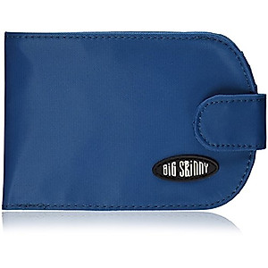 Big Skinny Women's Taxicat Bi-Fold Slim Wallet, Holds Up to 25 Cards, Ocean Blue