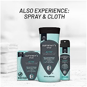 Summer’s Eve Active Daily Performance Feminine Wash, pH balanced, 12 fl oz (Packaging May Vary)