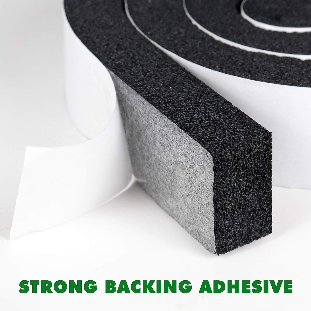 Forestchill Window Air Conditioner Foam Seal Tape with Strong Adhesive, 2 Inch Wide X 1 Inch Thick, High Resilience AC Insulating Foams Weather Strip, 6.5 Feet x 1 Roll