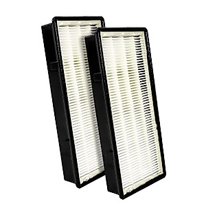 LifeSupplyUSA HEPA Filter Replacements Compatible with HRF-C1, 16216 Holmes HAPF30 and Bionaire, Compatible with Vicks Air Cleaners (2-Pack)