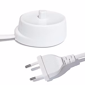 Electric Toothbrush Charger Base Compatible for Braun Oral -B Pro 500 1000 3000 6000 Smart 1500 5000 iO Series 3/4/5/6 and Most -Type 3757 Replacement Charging Cord -EU Plug Dual Voltage 110v-220V