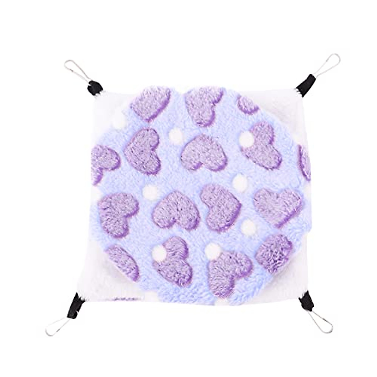 balacoo Swinging X Animal Hammock Squirrel Bed Double Style Warm Sleep Pet Ferret Guinea Layer Pig Bird for Printed Parrot Sleeping Hamster Bunk Rat Chinchilla Hanging Mice Layers