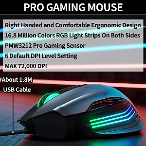 IFYOO KMAX1 Pro Wired Gaming Keyboard and Mouse Set Adapter Converter for Xbox One / PS4 / Switch / PS3 / PC(Windows/Linux) - [Included USB Sync Cable for Controller]