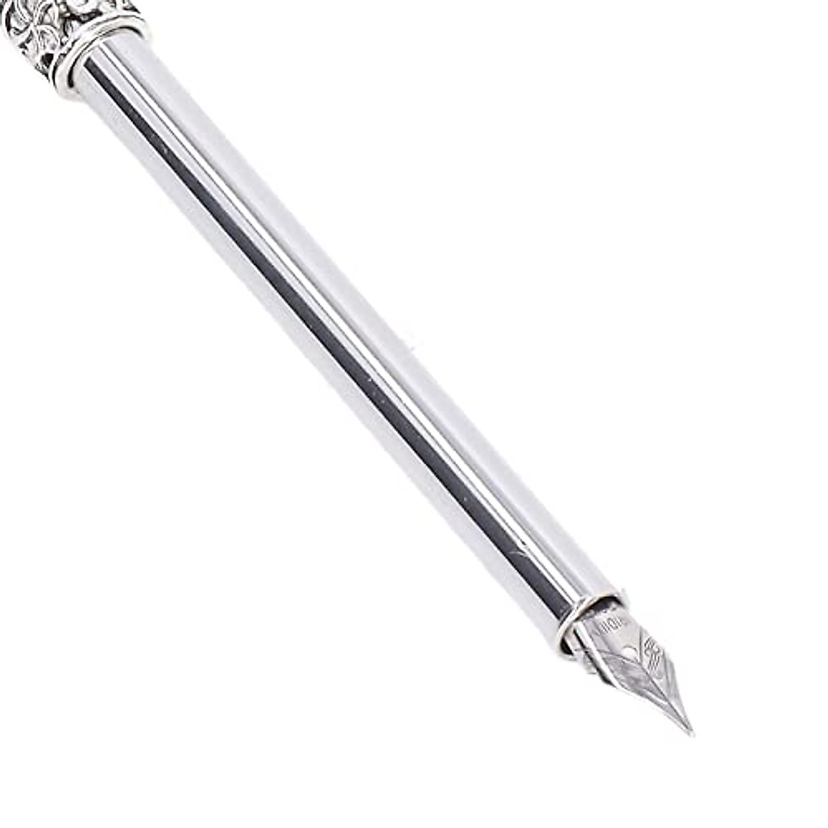 Calligraphy Pen Set Retro Delicate Texture Hollow Design Design Metal Pens with Nib for Home Office School