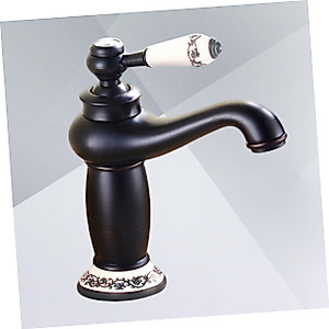 jojofuny Spigot Taps Bath Mixer Tap Bathroom Sink Gold Tap Utility Sink Faucet Faucets Euro Water Tap Kitchen Faucet Basin Single