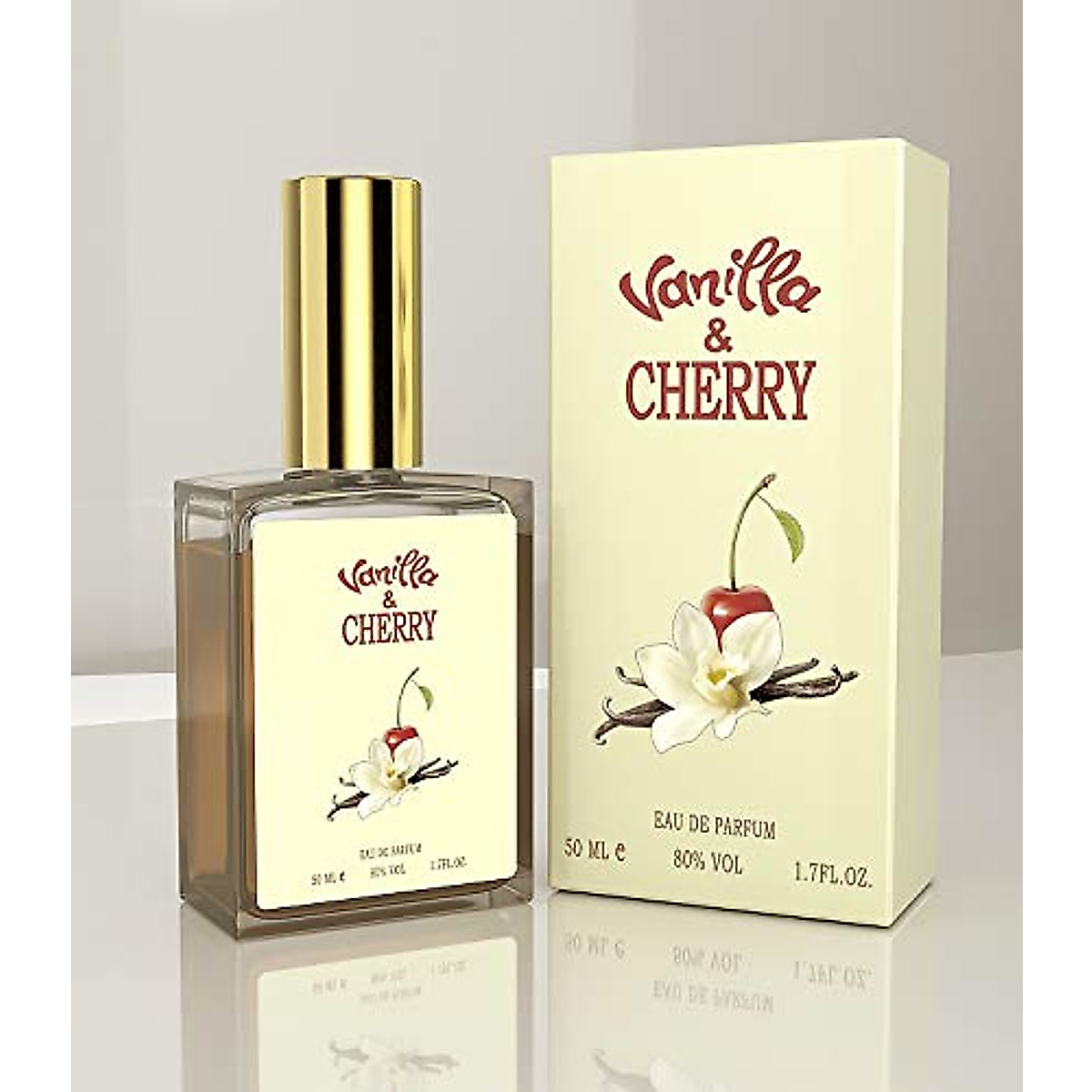 Cherry Vanilla Perfume - Vanilla & Cherry 50 ML / 1.7 FL OZ Eau De Parfum New