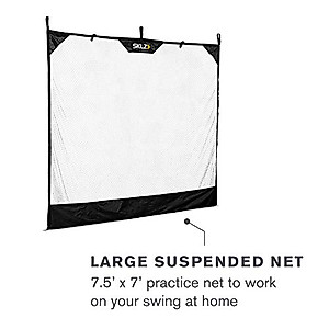 SKLZ Baseball, Softball, and Golf Hanging Net for Hitting, Pitching and Driving Practice (7-feet X 7.5-feet)