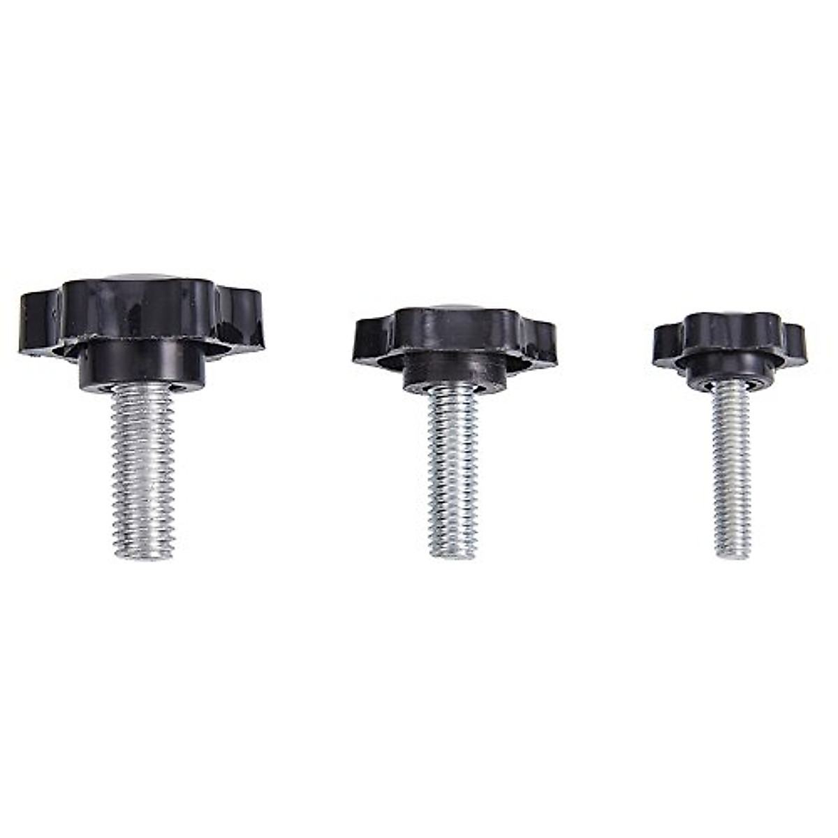 INCREWAY 24pcs Thumb Screw, M6/M8/M10x25mm Star Head Knob Tightening Screw Thumbscrew