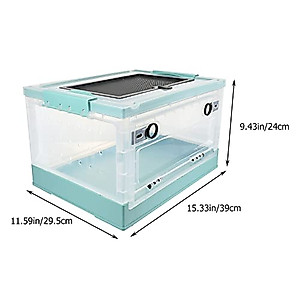 Hamster Travel Carrier Hamster Cage- Large Guinea Pig Cage Haven Habitat- Small Animal Cage for Hamster, Guinea Pig, Gerbil- Includes Exercise Wheel, Water Bottle