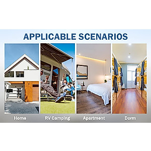 Portable Washing Machine, Folding Mini Washing Machine with Drain Basket, Portable Washer with Blue Light & Ultrasonic Washing for Apartment, Laundry, Camping, RV, Travel, Underwear