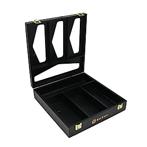 TuTzy Bamboo Bag Organizer For Kitchen Drawer, Black Ziplock Bag Organizer, Ziplock Bag Storage Organizer, Baggie Organizer, Fits Gallon Quart Snack Sandwich