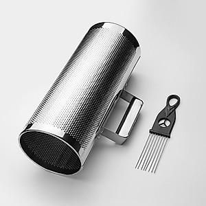 Metal Guiro 12"x 5" Stainless Steel with Scraper Latin Percussion Instrument,By Vangoa