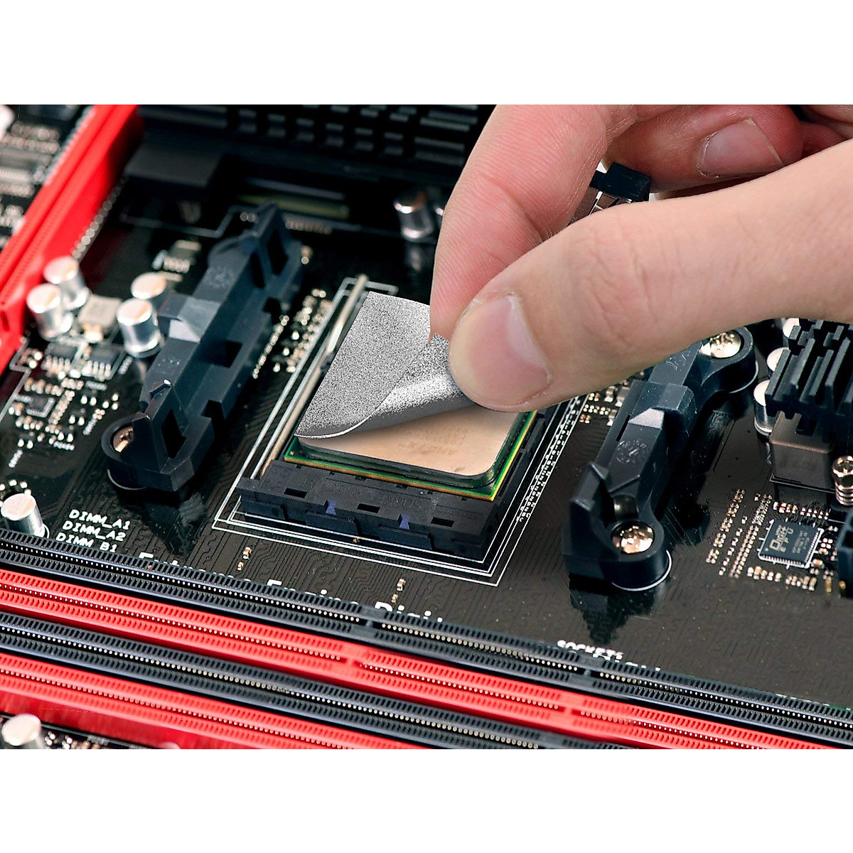 Innovation Cooling Graphite Thermal Pad – Permanent Replacement for Thermal Paste/Grease (30 X 30 mm)