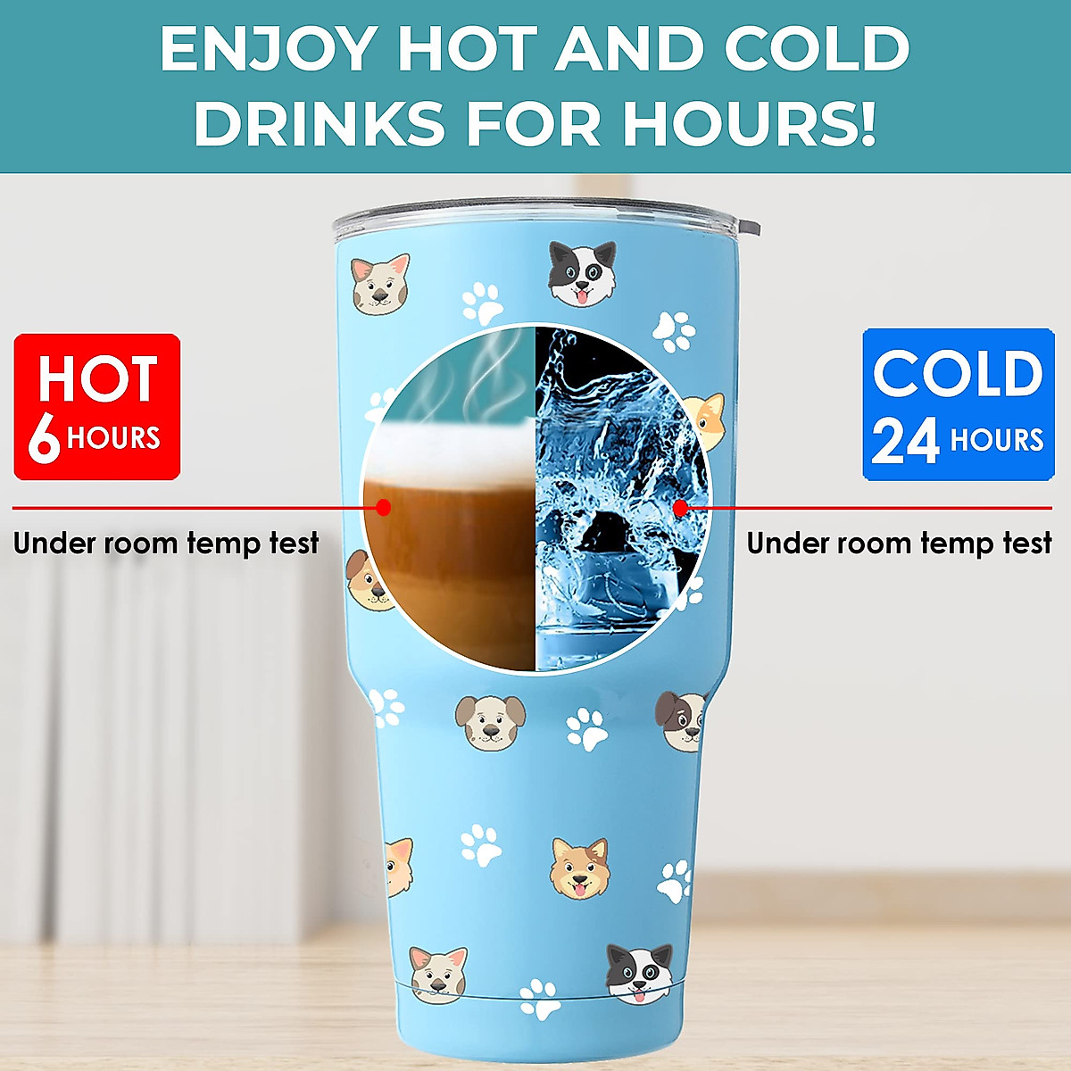 Dog Mom Tumbler 30oz, Dog Mom Gifts For Women, Dog Lovers Gifts For Women, Gifts For Dog Lovers Women Unique, Best Dog Mom Mugs For Women, Happy Mothers Day Dog Mom Mothers Day Gifts