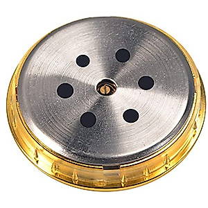 Medium Round Analog Hygrometer Humidity Gauge for Humidors - Color: Gold