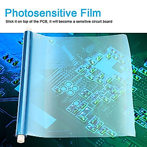 Photosensitive Film, 5m Portable Photosensitive Dry Film for Circuit Production Photoresist Sheet, Electronic Accessories, Electronic Supplies