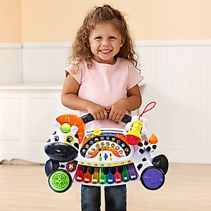 VTech Zoo Jamz Piano, for kids (18 months-4 years), White (Frustration Free Packaging