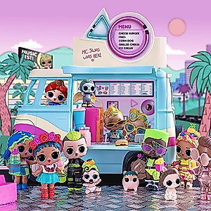 L.O.L. Surprise! 5-N-1 Grill & Groove Camper Fully-Furnished Playset with Multiple Surprises – Great Gift for Kids Ages 4+, Multicolor, 580645