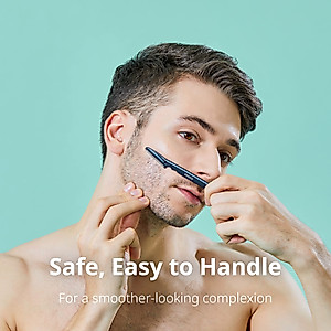 DORCO Line-Up Razor for Men - The Ultimate Grooming Tool for Mustache, Beard (2 Packs) | Father's Day Gifts