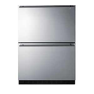 Summit ADRF244OS ADRF244OS 24 Inch Wide 3.32 Cu. Ft. Refrigerator Drawers with Freezer and ADA Design