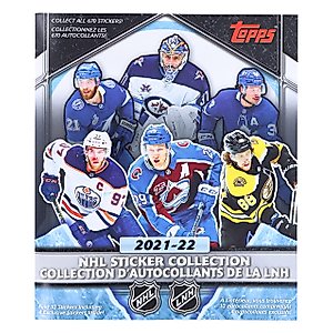 2021/22 Topps NHL Hockey Sticker Collection Album (includes 10 starter stickers)