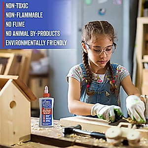 Weldbond All Purpose Glue, Bonds Most Anything! Non-Toxic Glue, Use as Wood Glue or on Glass Crafts Ceramic Mosaic Porcelain Tile Stone Fabric Carpet Metal & More. Dries Crystal Clear 5.4 oz / 160 ml