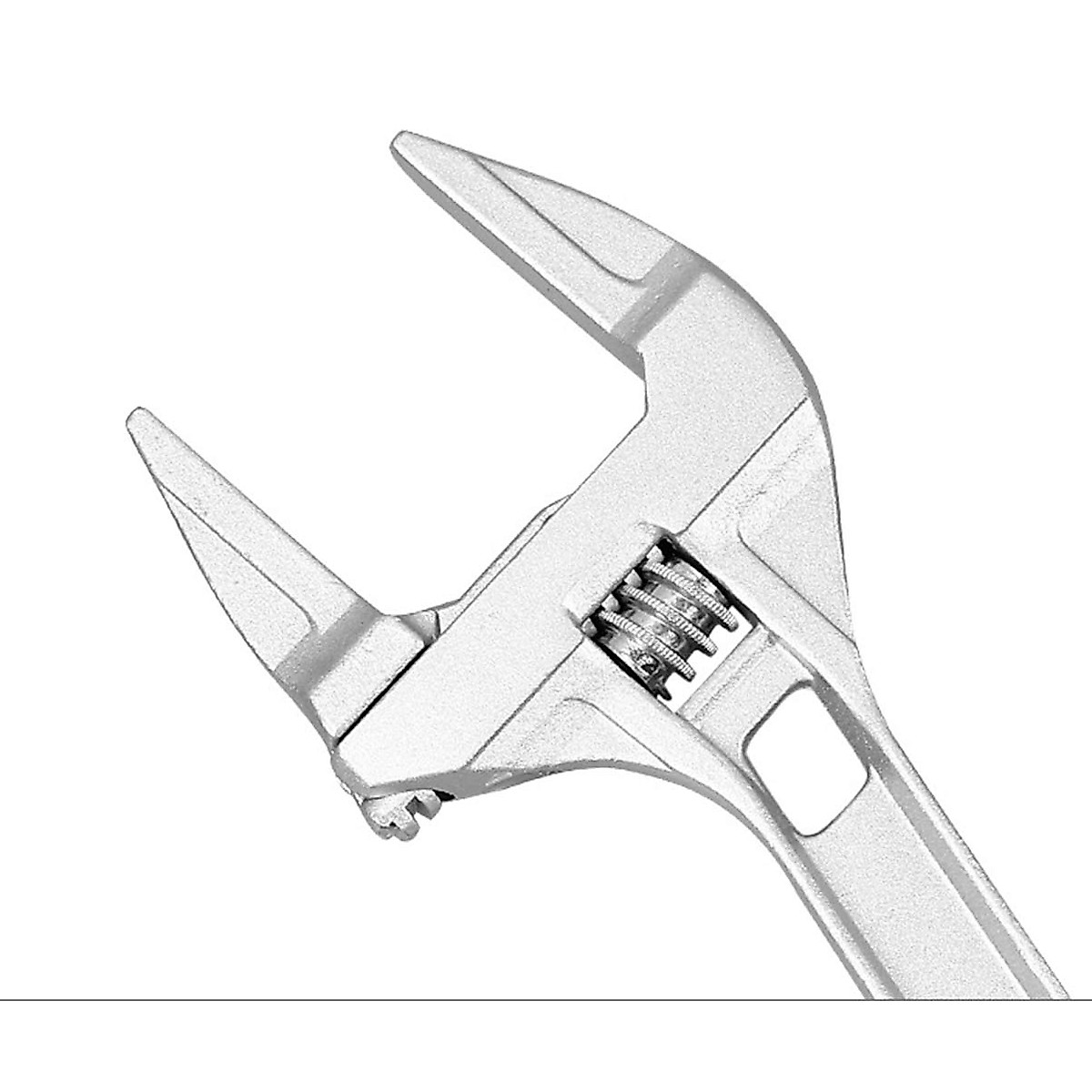 Sehfupoye Adjustable Wrench Large Opening Bathroom Spanner Wrenches Wide Jaw 6-68mm Aluminum Alloy Spanner Wrenches Shank Plumber