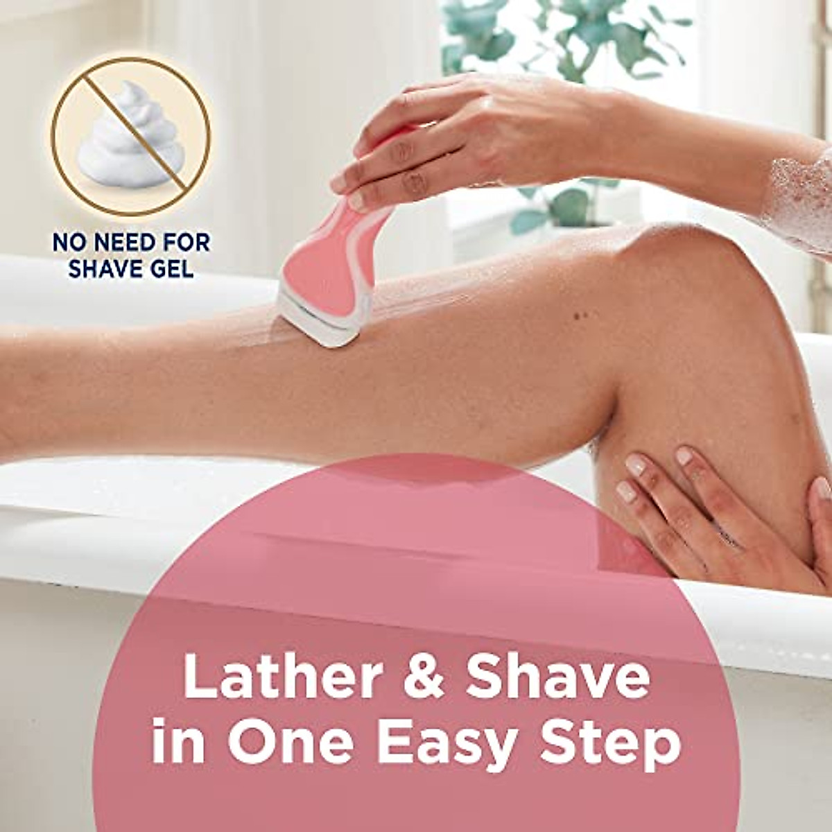 Schick Intuition Lemon Berry Breeze Razors for Women | 1 Razor & 2 Intuition Razor Blades Refill with Organic Lemon