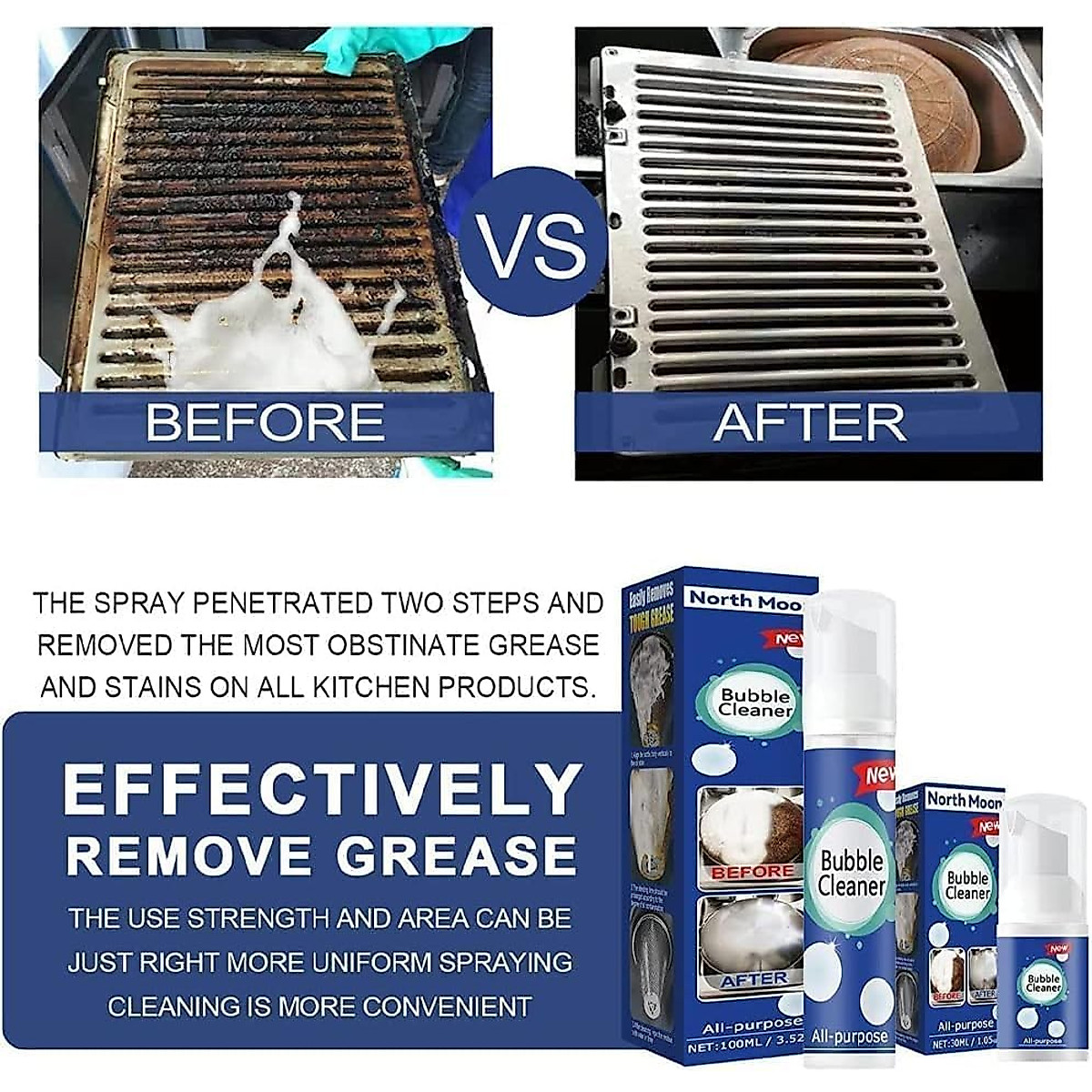 dfgsxifc Convergew All Purpose Cleaner - Foaming Heavy Oil Stain Cleaner, Foam Cleaner, Cleaner, All Purpose Bubble Cleaner, Kitchen Cleaning Assistant (3pcs)