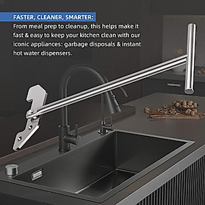 woiron Garbage Disposer Unjamming Wrench with 2 PCS Garbage Disposal Allen Wrench Tool,Garbage Disposal Wrench Tool,for Remove Clogging Above The Sink