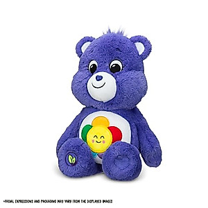 Care Bears 14" Harmony Bear Plushie - Medium Size - Purple Plush for Ages 4+ – Perfect Stuffed Animal Holiday, Birthday Gift, Super Soft and Cuddly – Gift for Girls and Boys, Collectors
