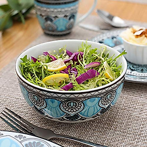 TBGFPO 32-Piece Ceramic Porcelain Dinner Plate Tableware Set with Dinner Plate,Dessert Plate,Cereal Bowl,380ml Mug Set