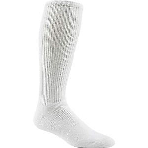 WigWam King Cotton High Socks, Large, White