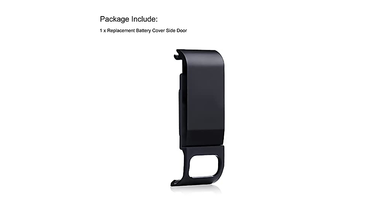 GoPro Hero 9 10 11 Black Aluminum Battery Door | Charge & Mic