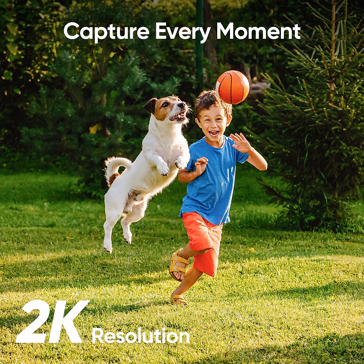 eufy Security SoloCam C210, Wireless Outdoor Camera, 2K Resolution, No Monthly Fee, Wireless, 2.4 GHz Wi-Fi, HomeBase 3 Compatible (Renewed)