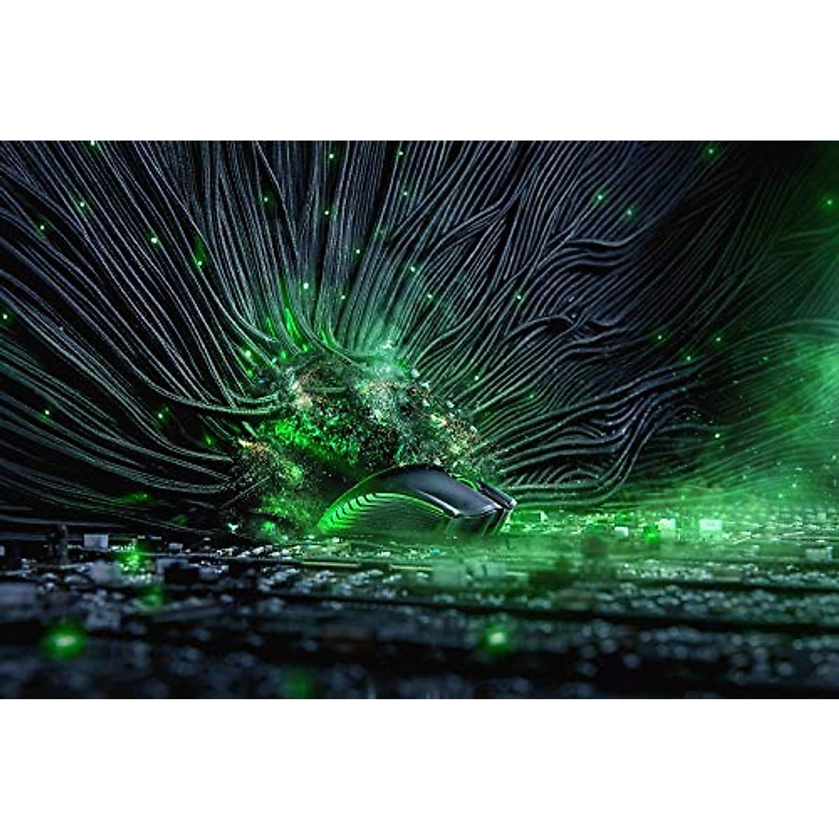 Razer Mamba Wireless, Wired/Wireless Gaming Mouse with True 16,000 DPI 5 Generation Optical Sensor, 50 Hour Battery Life, Powered by Razer Chroma