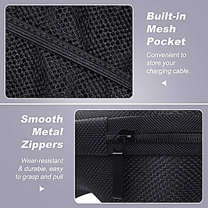 MoKo Case for PS5 Controller, Xbox Series X/S, EVA Carrying Case Game Controller Holder Heavy Duty Protective Cover Hard Shell for Sony PlayStation 5 Wireless Controller 2020, Black