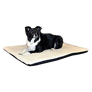 K&H Pet Products Ortho Thermo Heated Pet Bed - Green Large (24" L x 37" W x 3" H)