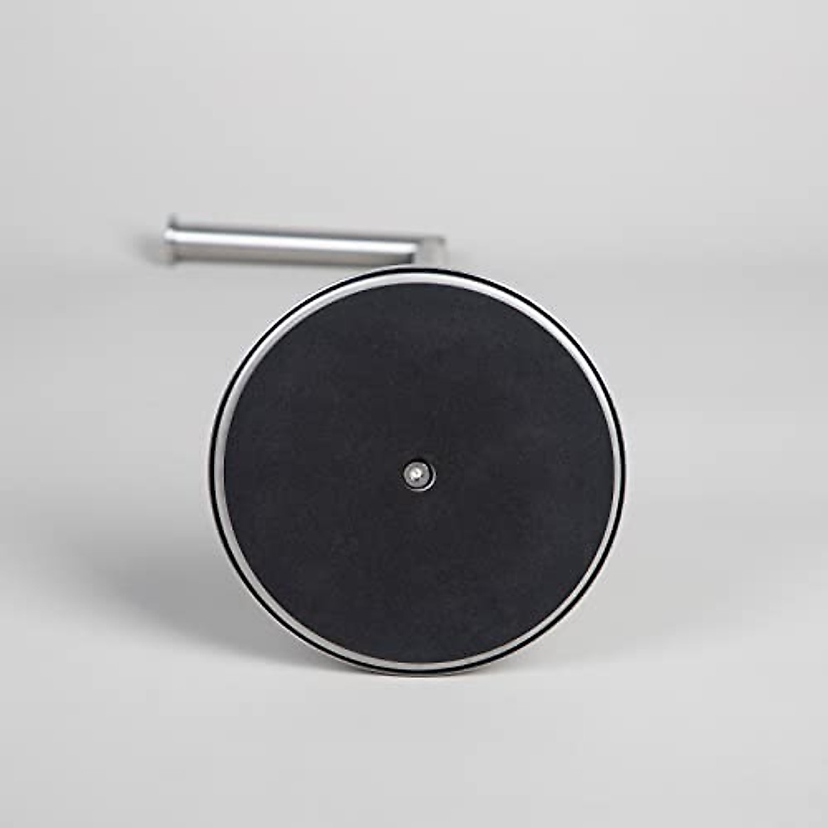 CompactStone Free Standing Toilet Paper Holder Stand, Stainless Steel Tissue Roll Holder Floor Stand Storage for Bathroom, Silver