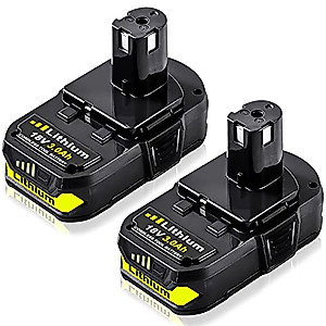 2Pack P102 18V 3.0Ah Lithium Replacement Battery for Ryobi 18V Battery P108 P103 P105 P107 P109 P104 Compatible with Ryobi 18Volt Plus Power Cordless Tools