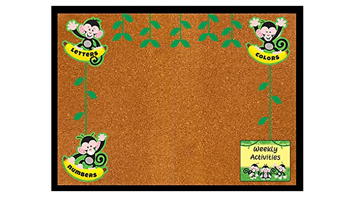 Monkey Cutouts & Name Tags: Classroom Decor & Party Supplies