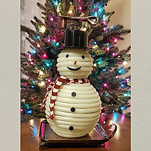 Candle by the Hour 100-Hour Snowman Candle, Copper Base, Eco-friendly Natural Beeswax with Cotton Wick