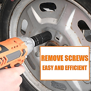 BESULEN 6+7 Point Spline Lug Nut Socket, 2 PCS Car Wheel Lock Removal Tool Kit, 6 Spline for 17.5mm Inner Diameter 7 Spline for 16.5mm Inner Diameter, Lug Nut Key Replacement, Car Accessories